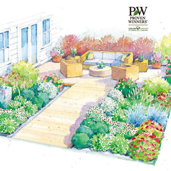 Landscaping Border Design Sketch